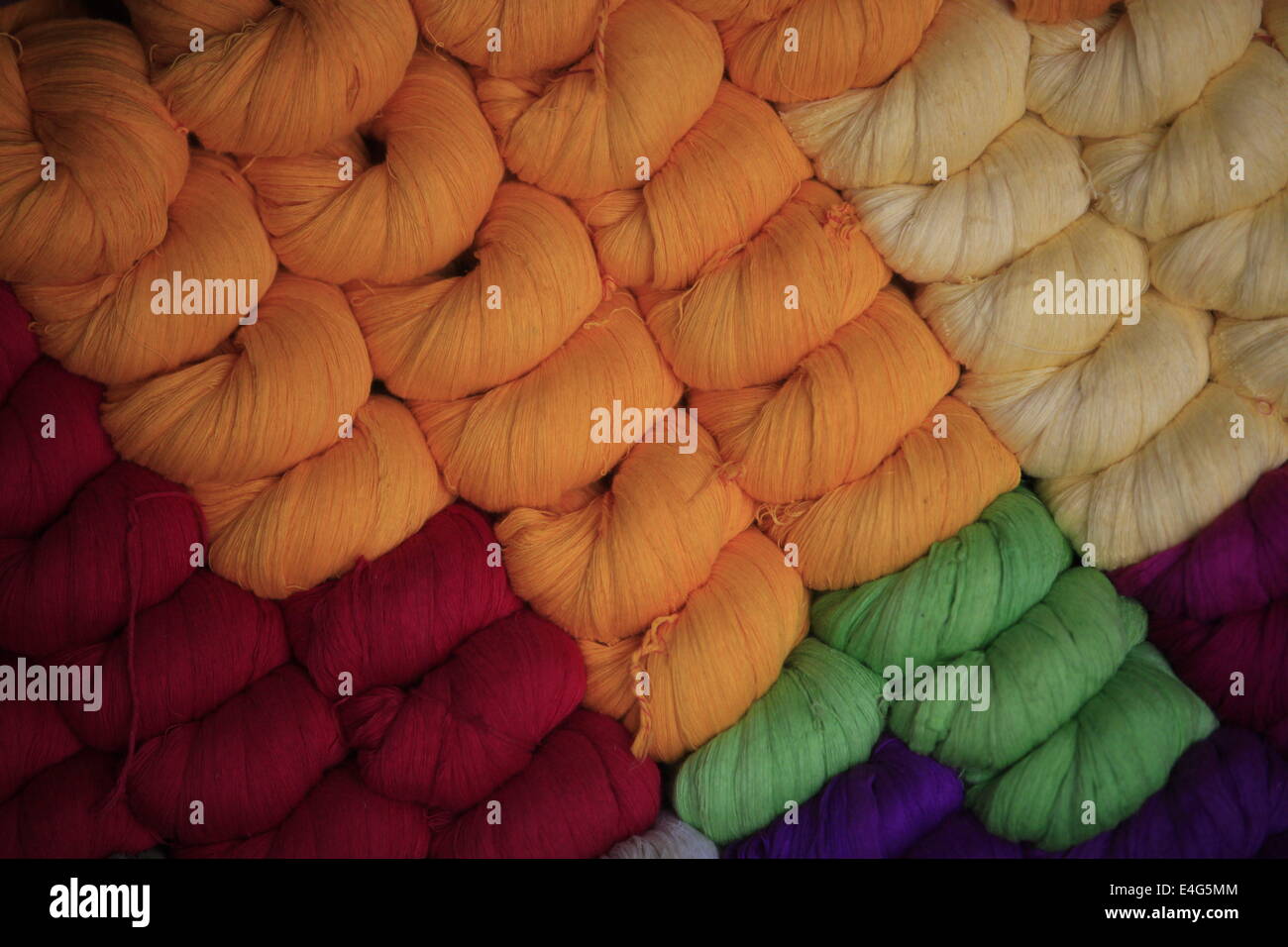 July 10, 2014 - Febricks for making jamdani sharee.A sharee is the ...