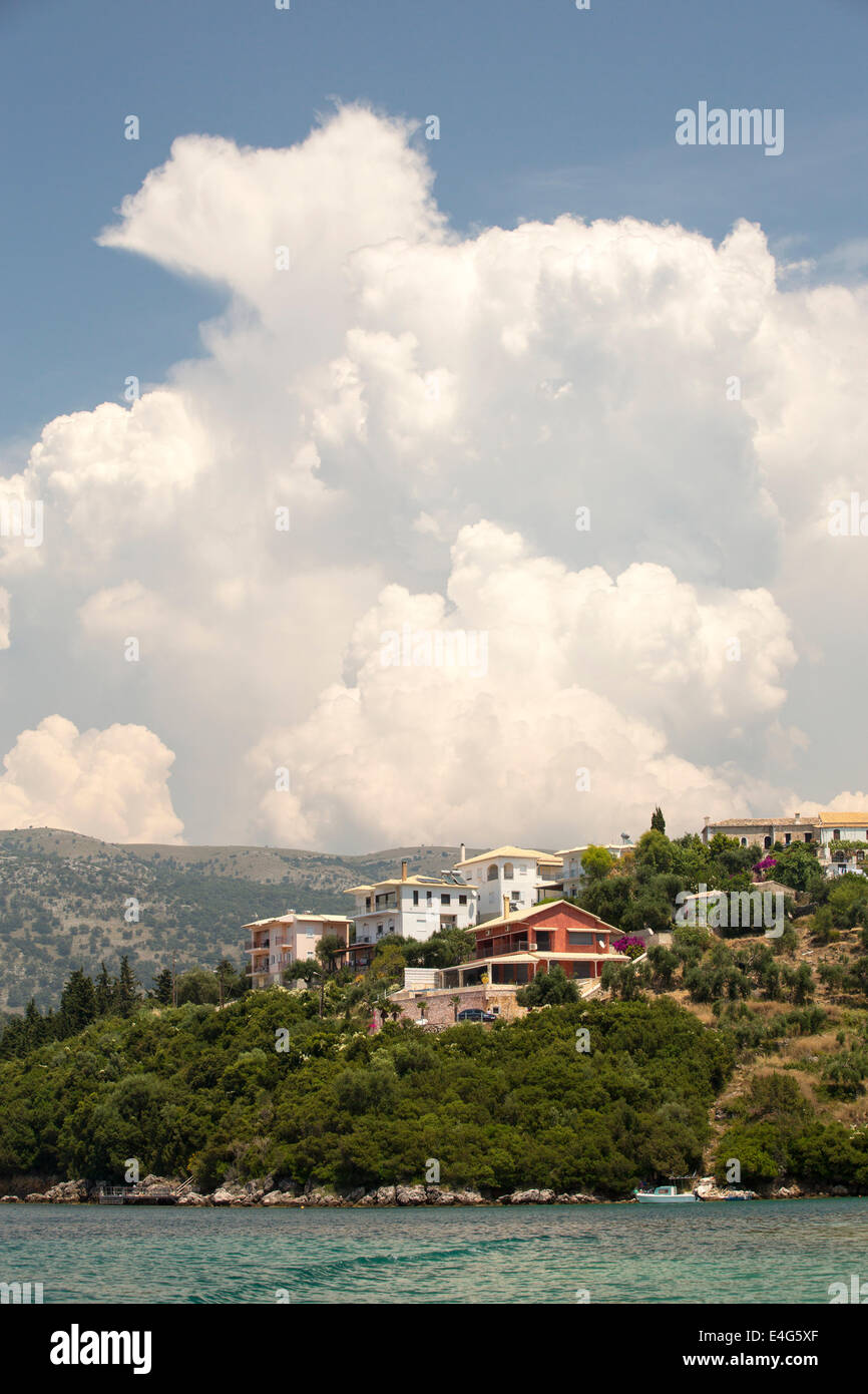 Cumulo nimbus clouds building over Sivota, Greece Stock Photo - Alamy