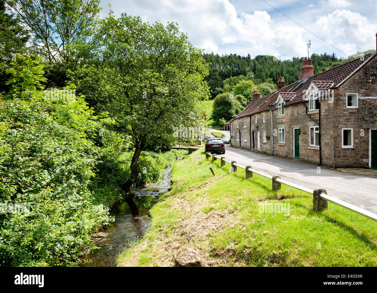 Low Street, Lastingham Stock Photo - Alamy