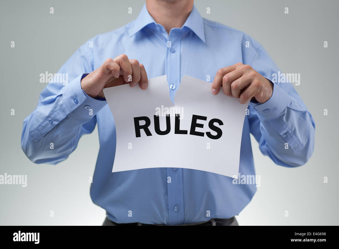 Ripping up the rule book hi-res stock photography and images - Alamy