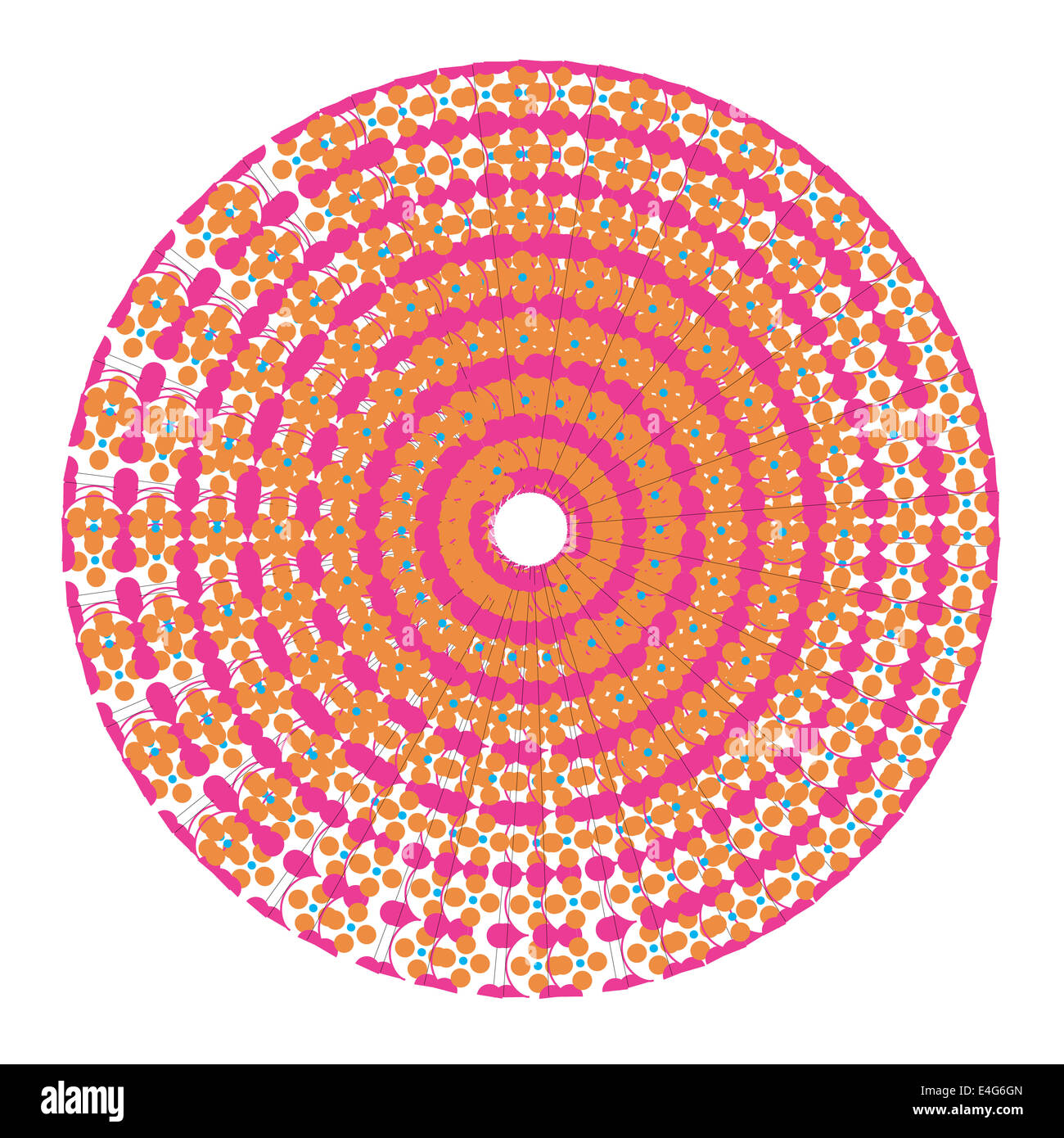 abstract magic rainbow twirl on a white background Stock Photo - Alamy