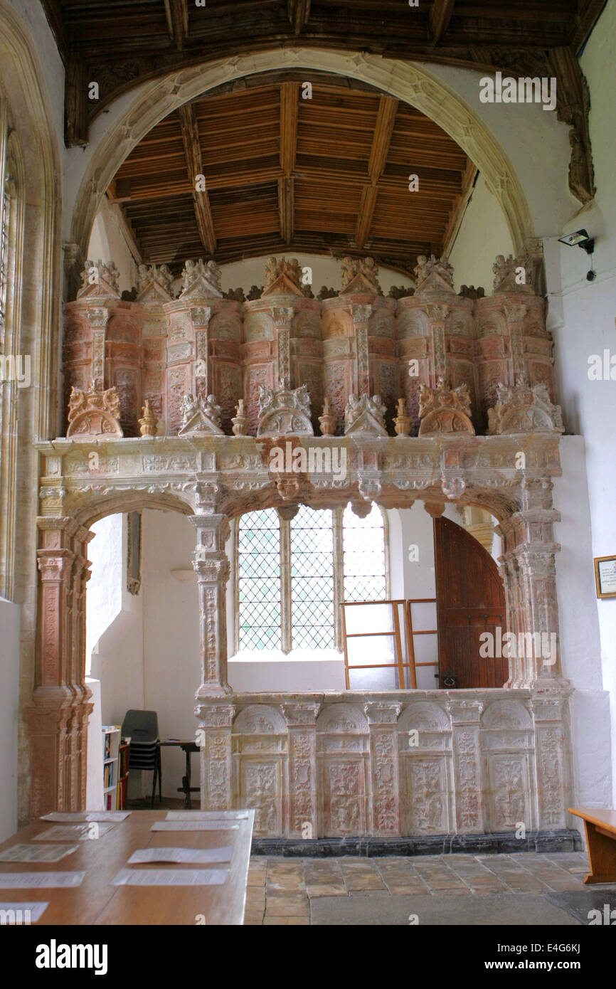 16th century terracotta tombs in St John the Evangelist Church ...
