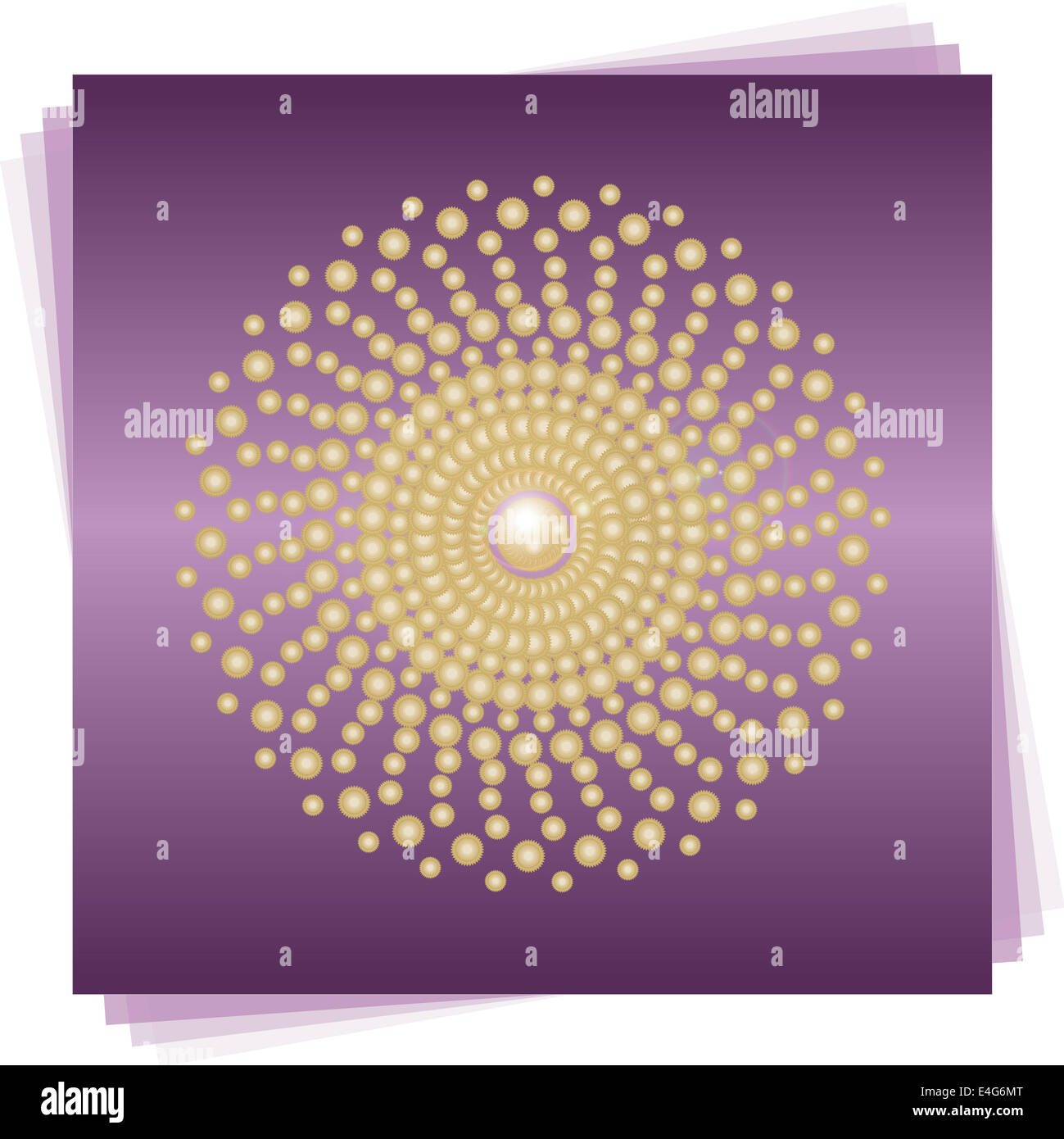 Template yellow line circle Cut Out Stock Images & Pictures - Alamy