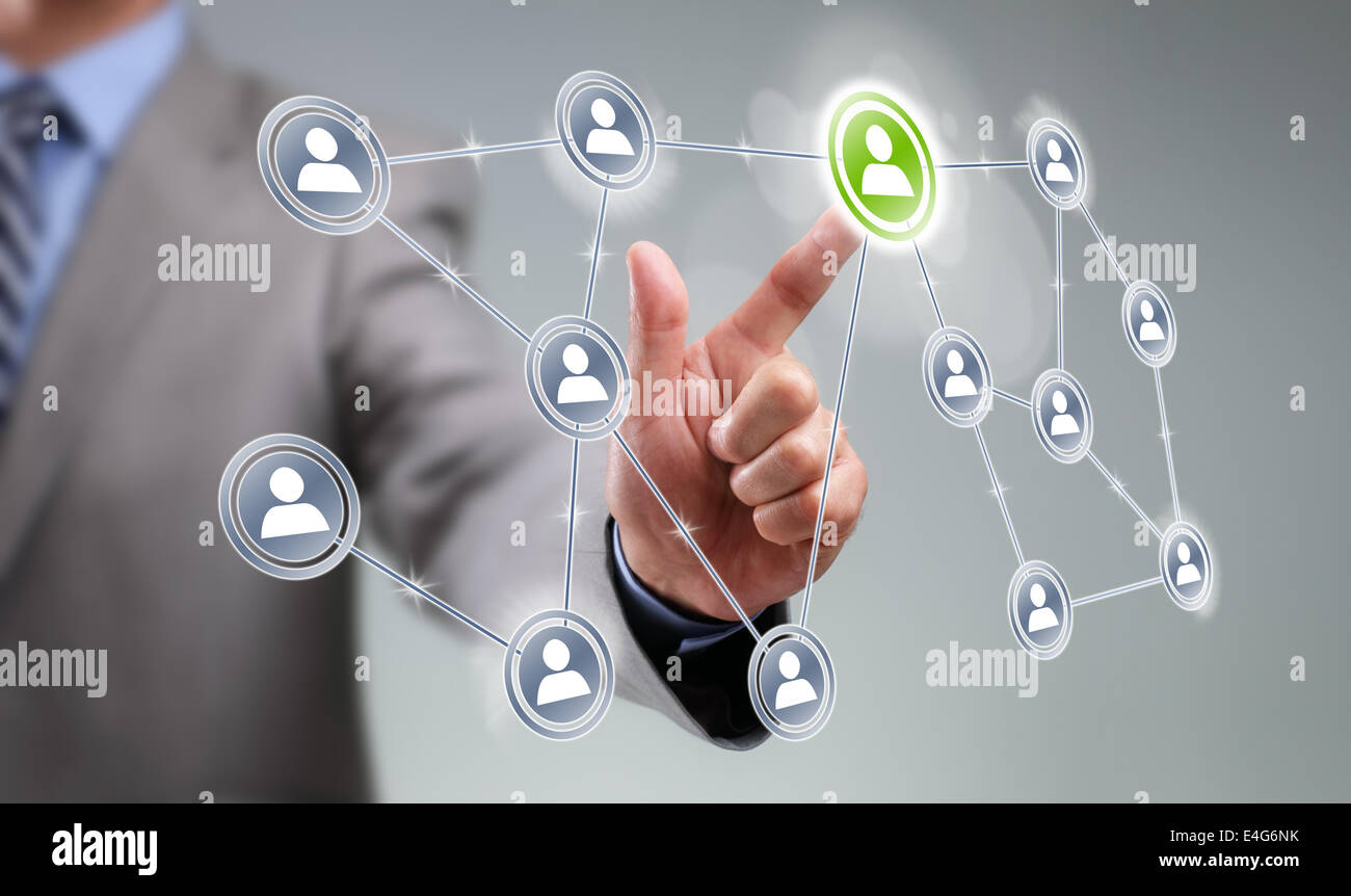 Social media interface Stock Photo - Alamy