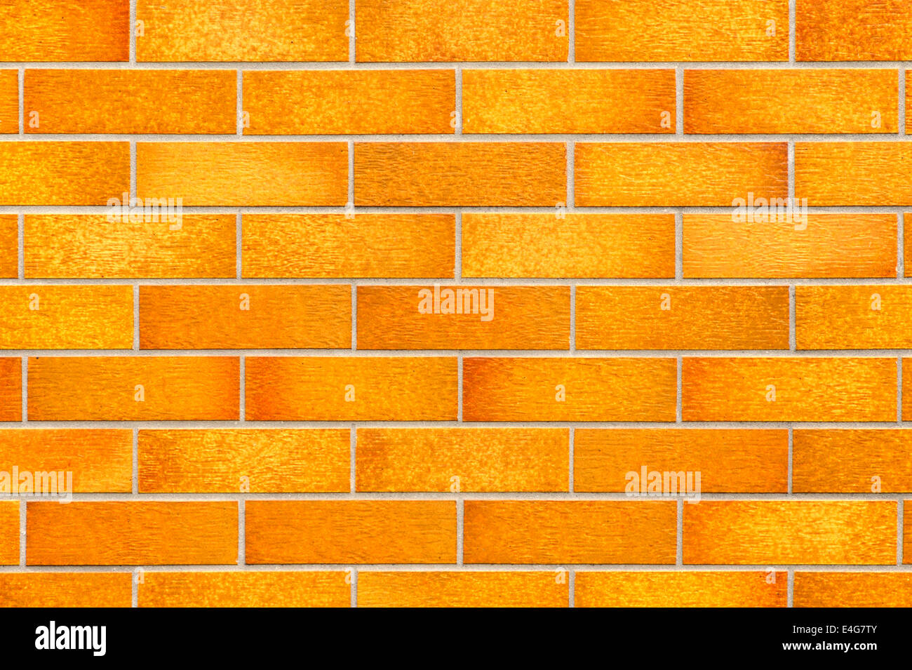 Orange tiled wall Stock Photo - Alamy