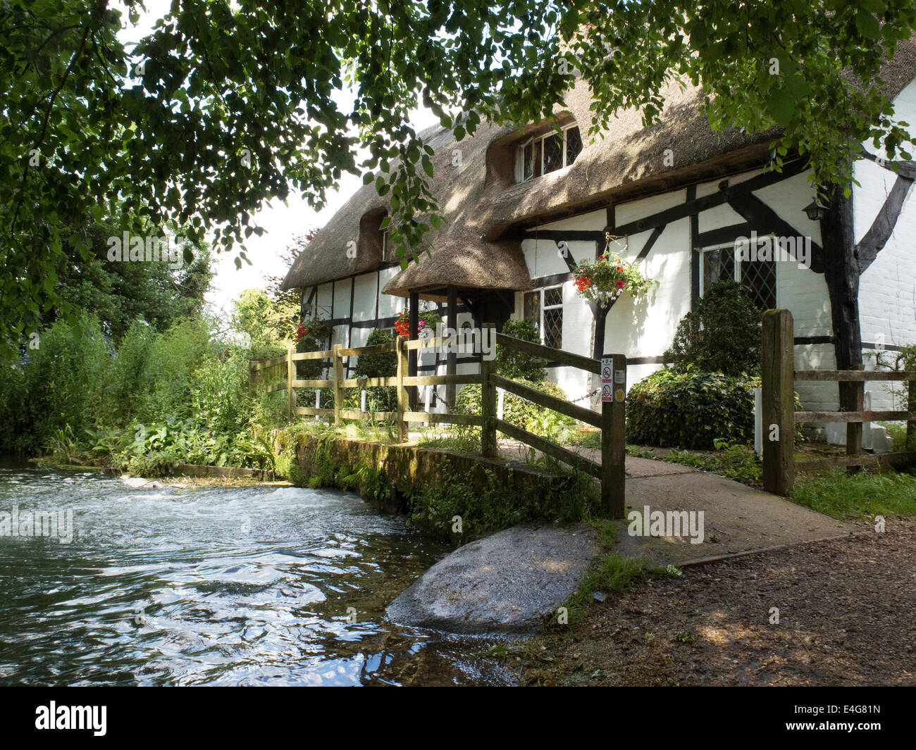 The Fulling Mill on River Alre in Alresford Hampshire England UK Stock ...