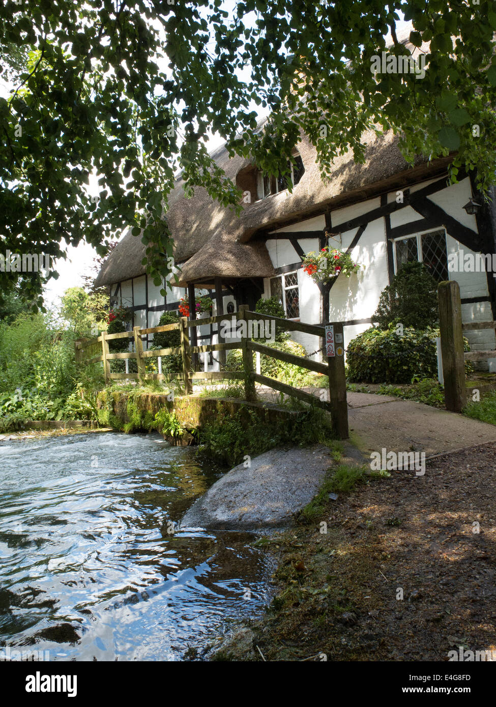 The Fulling Mill on River Alre in Alresford Hampshire England UK Stock ...