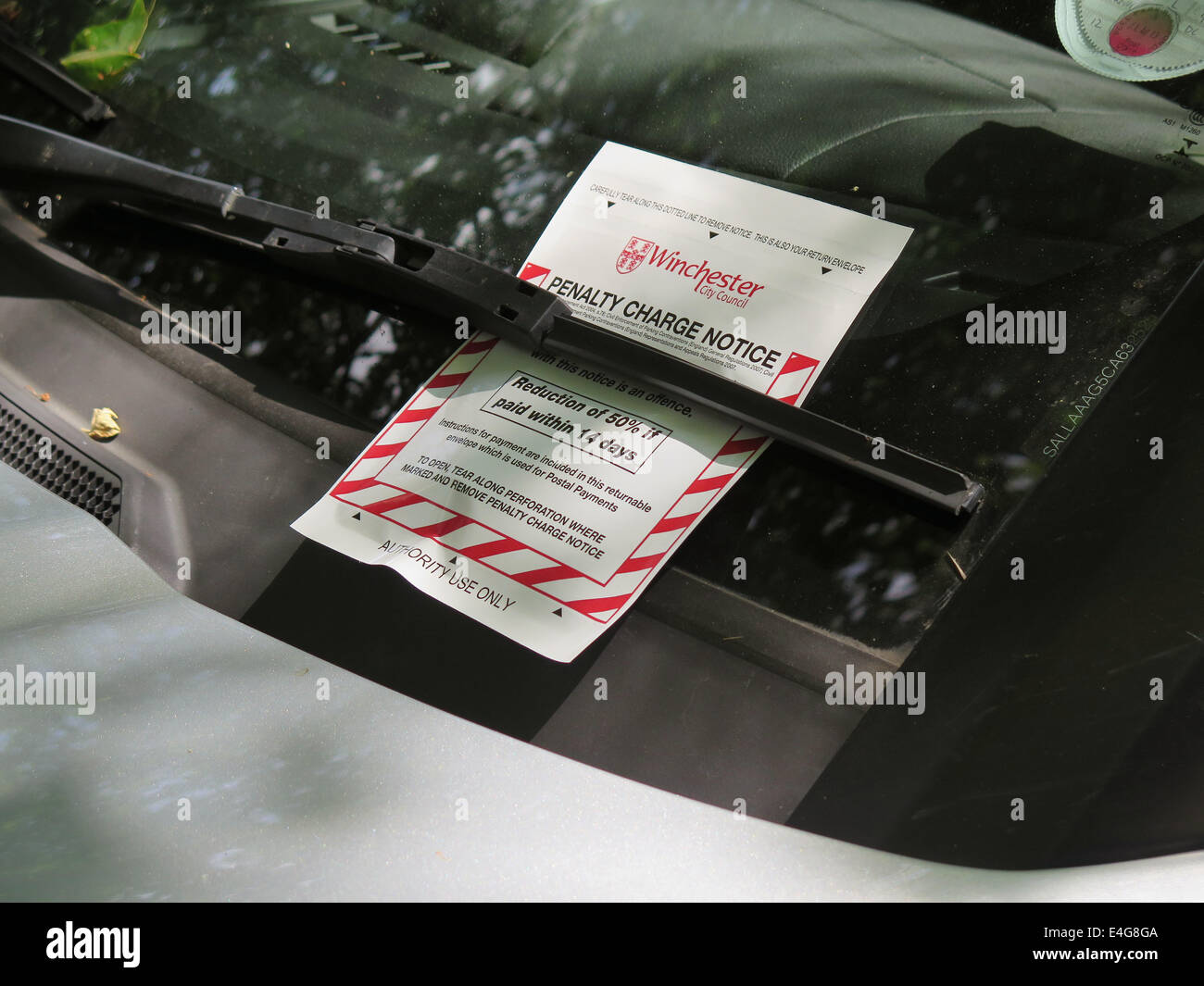 Penalty notice hi-res stock photography and images - Alamy