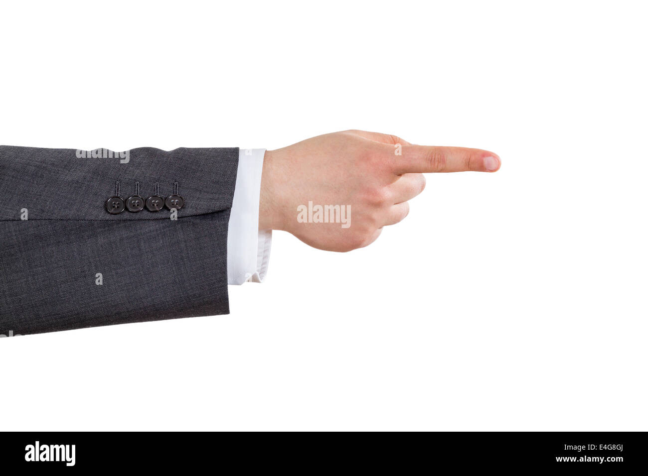 Finger Pointing Left High Resolution Stock Photography and Images - Alamy