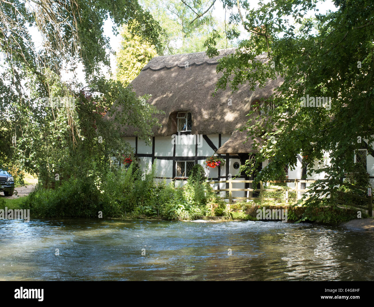 The Fulling Mill on River Alre in Alresford Hampshire England UK Stock ...