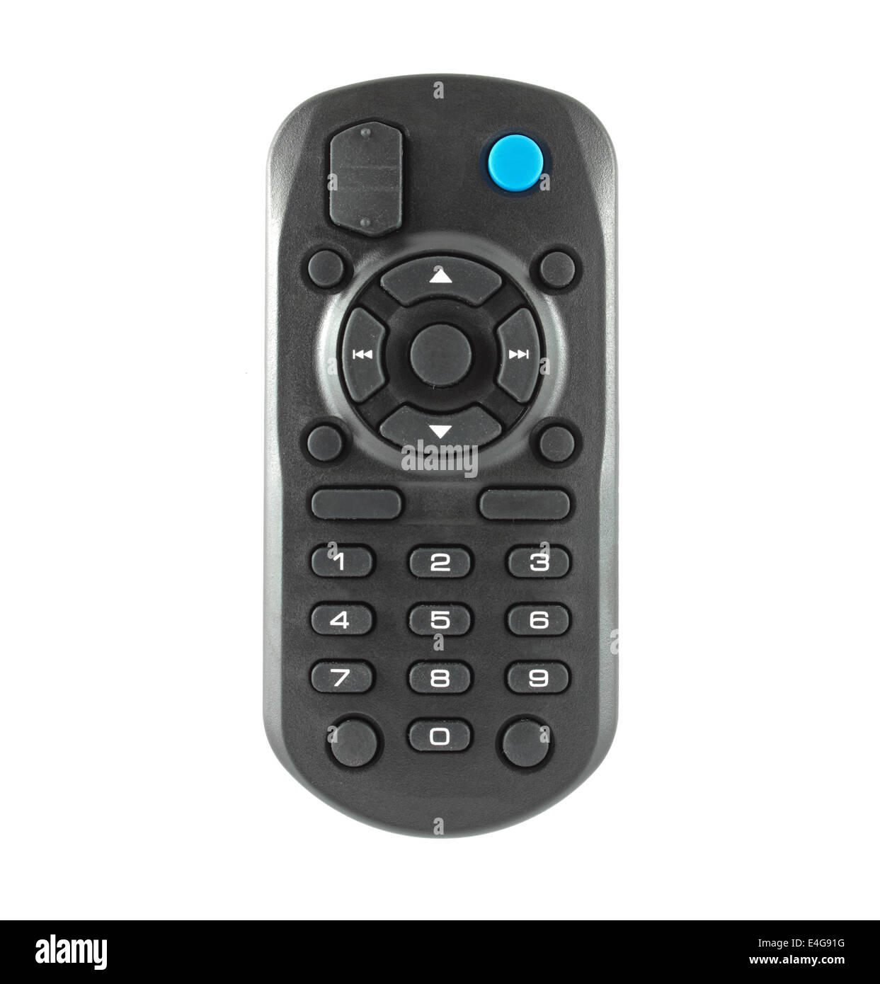 Car audio remote control on a white background Stock Photo - Alamy