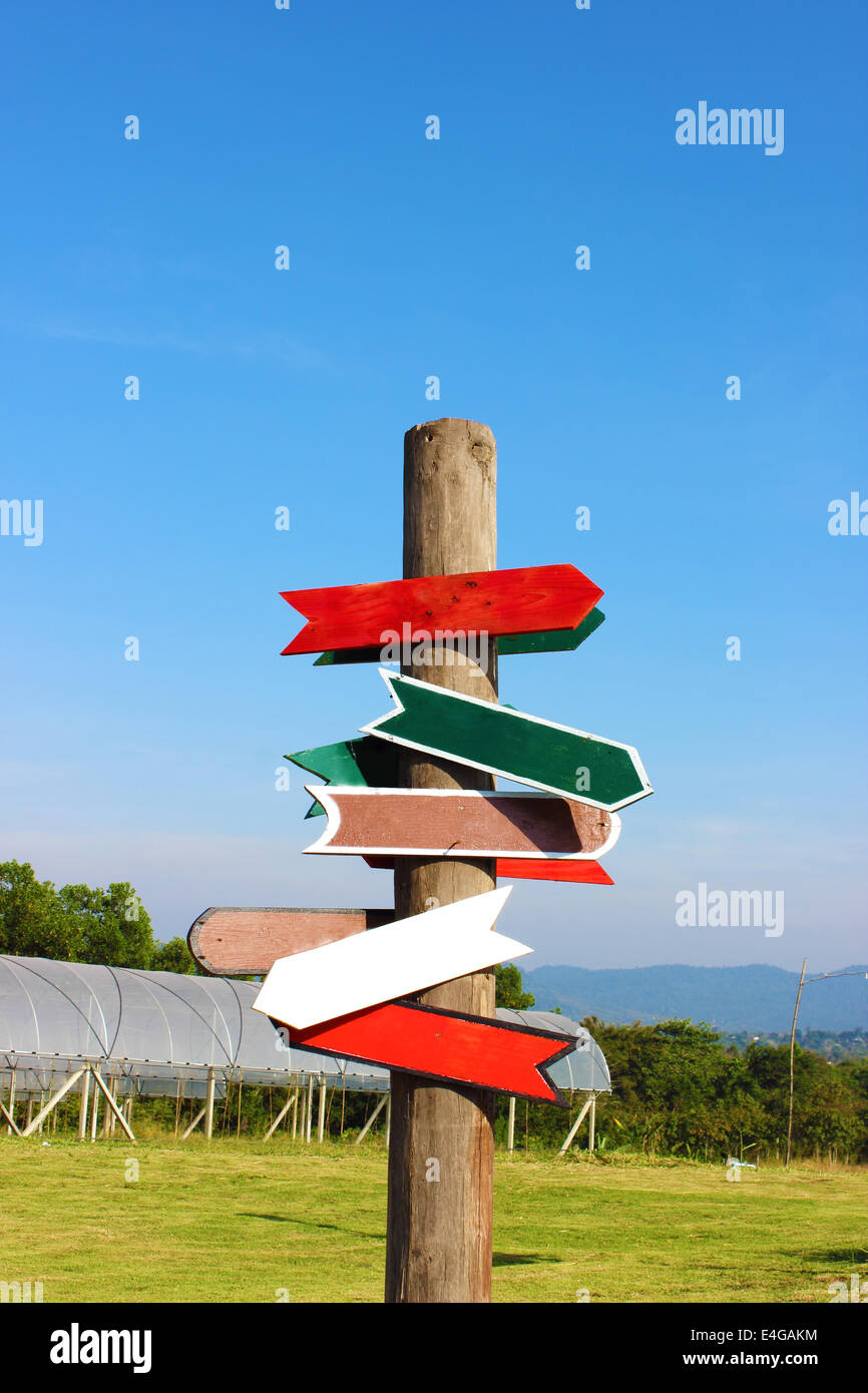 Traffic signs blue sky hi-res stock photography and images - Alamy