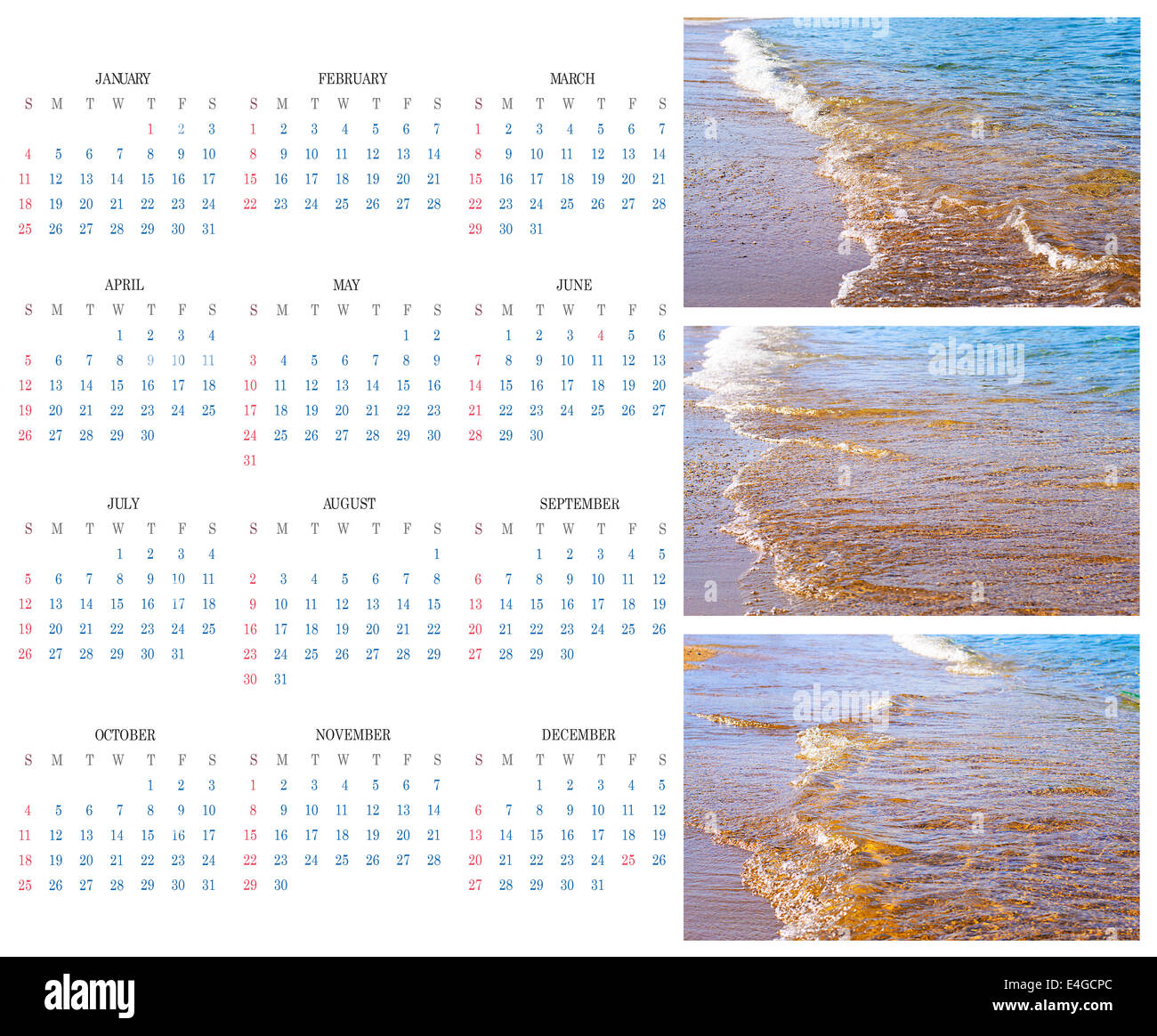 2015 calendar hi-res stock photography and images - Alamy