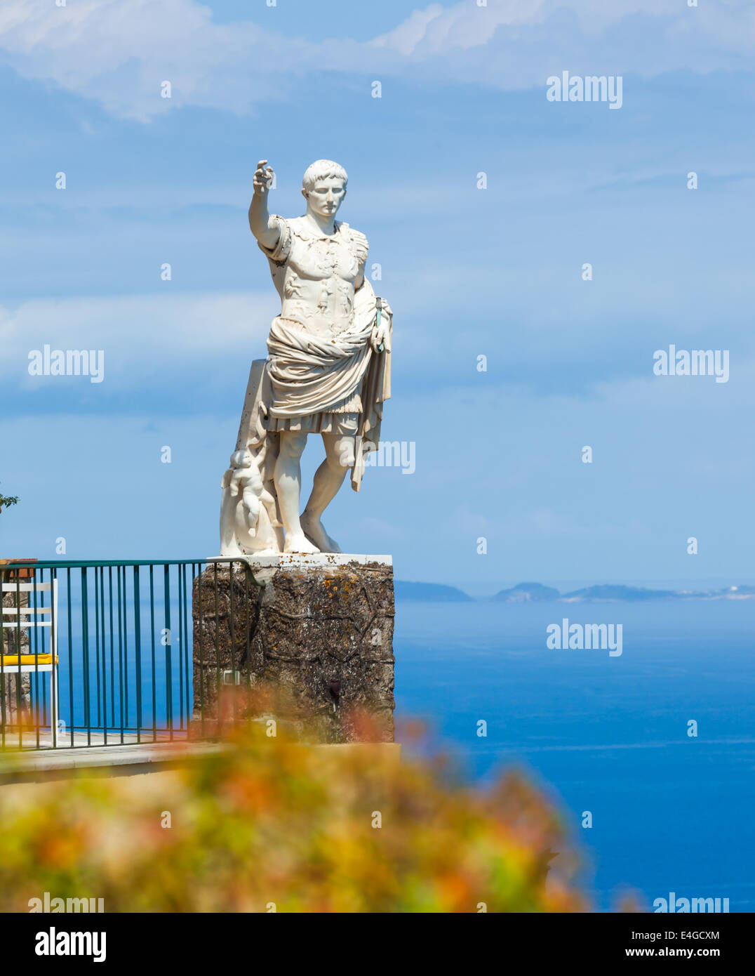 Statue of Augustus, Anacapri, Capri island, Italy Stock Photo - Alamy