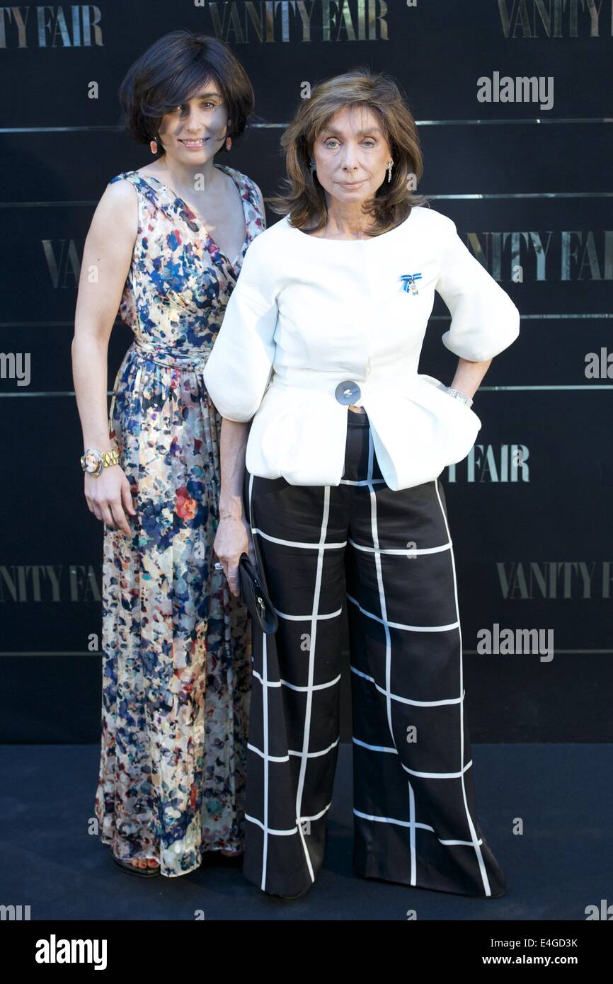 Madrid, Spain. 10th July, 2014. Paloma Segrelles and Paloma Segrelles ...