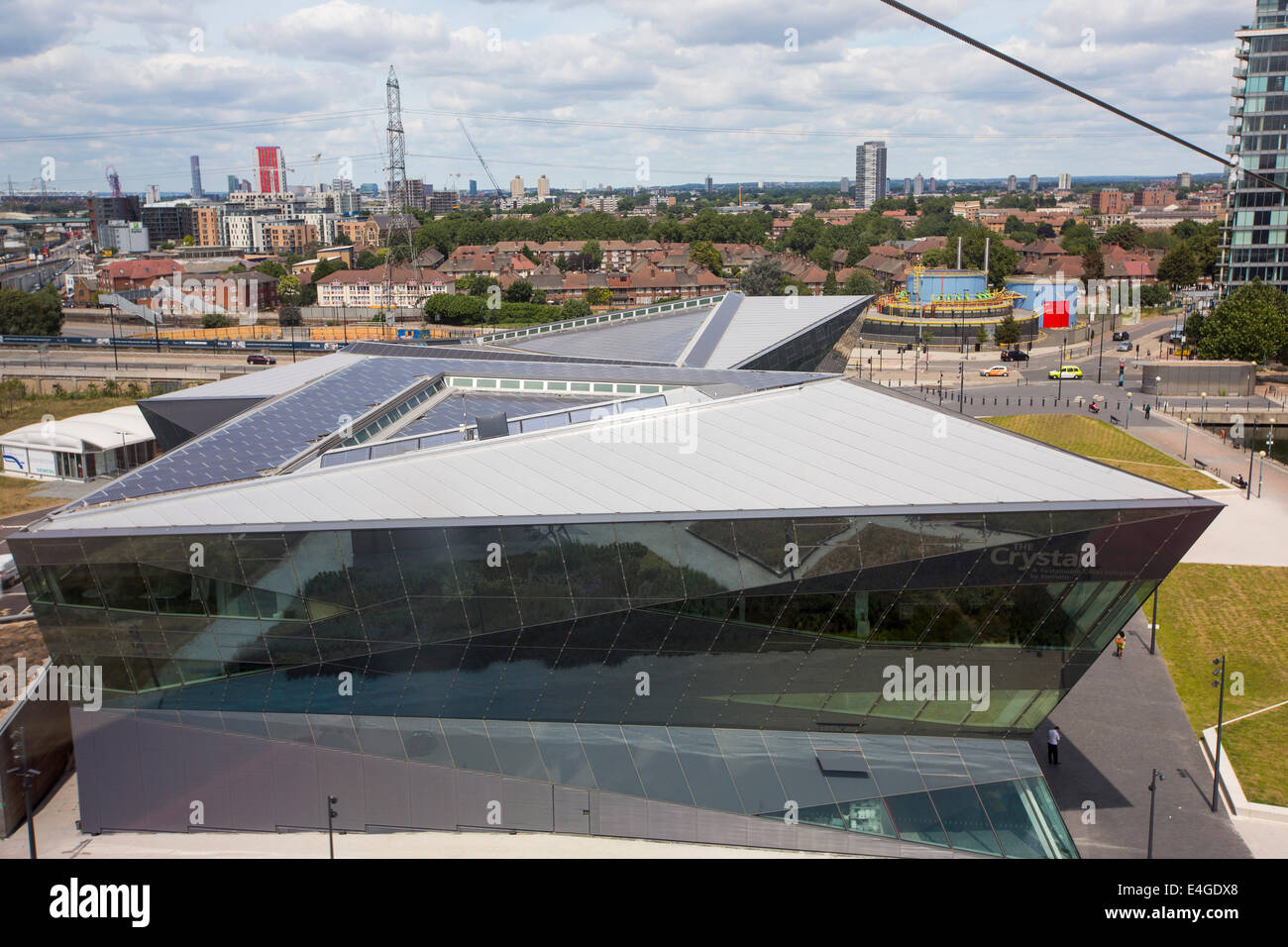 The Crystal building which is the first building in the world to be ...