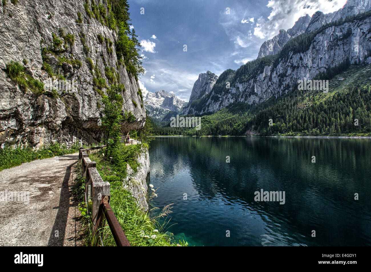 The Kaprun reservoir in the high Alp mountains in Austria Stock Photo ...