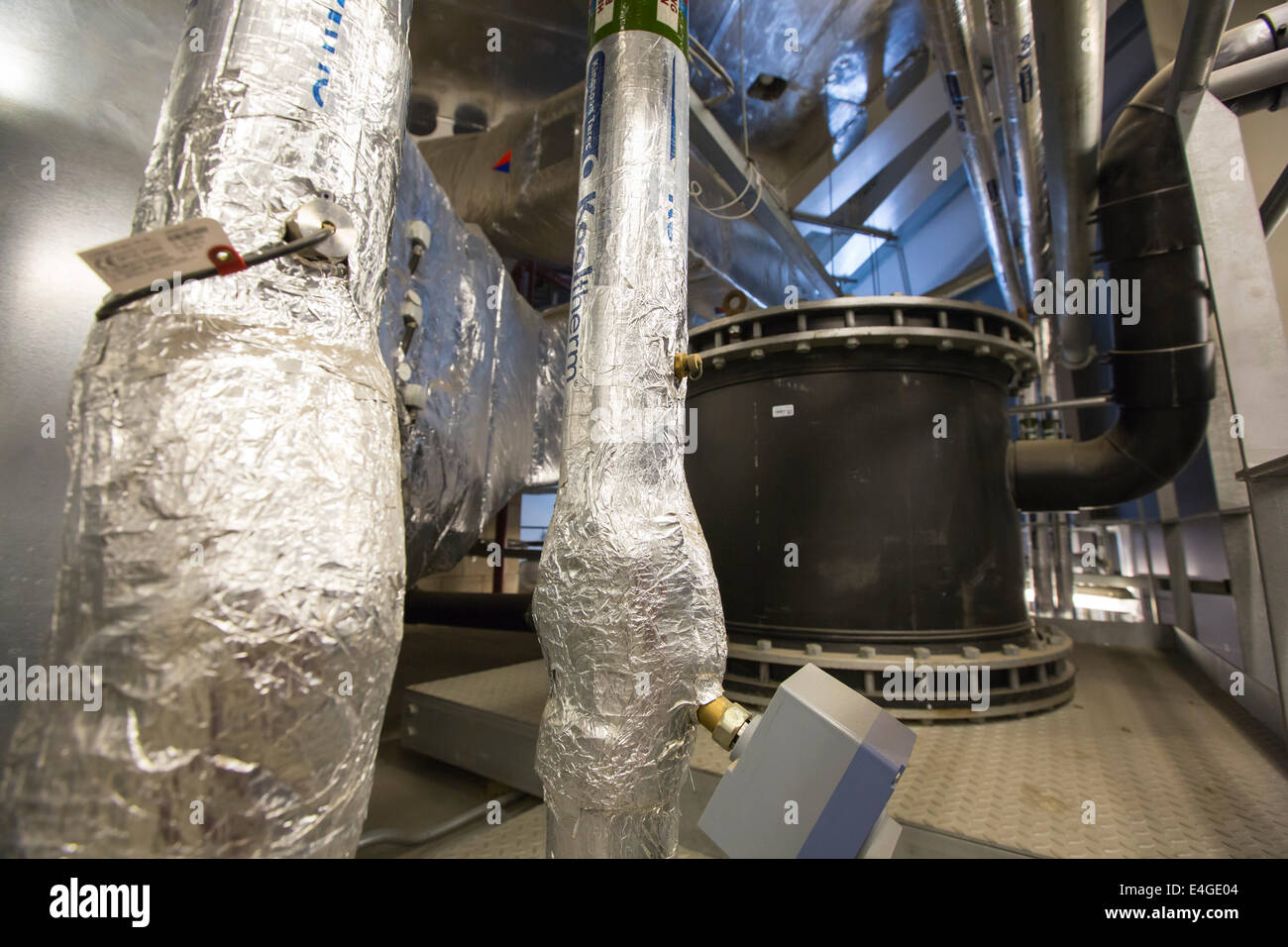 The heat pump system at the Crystal building which is the first ...