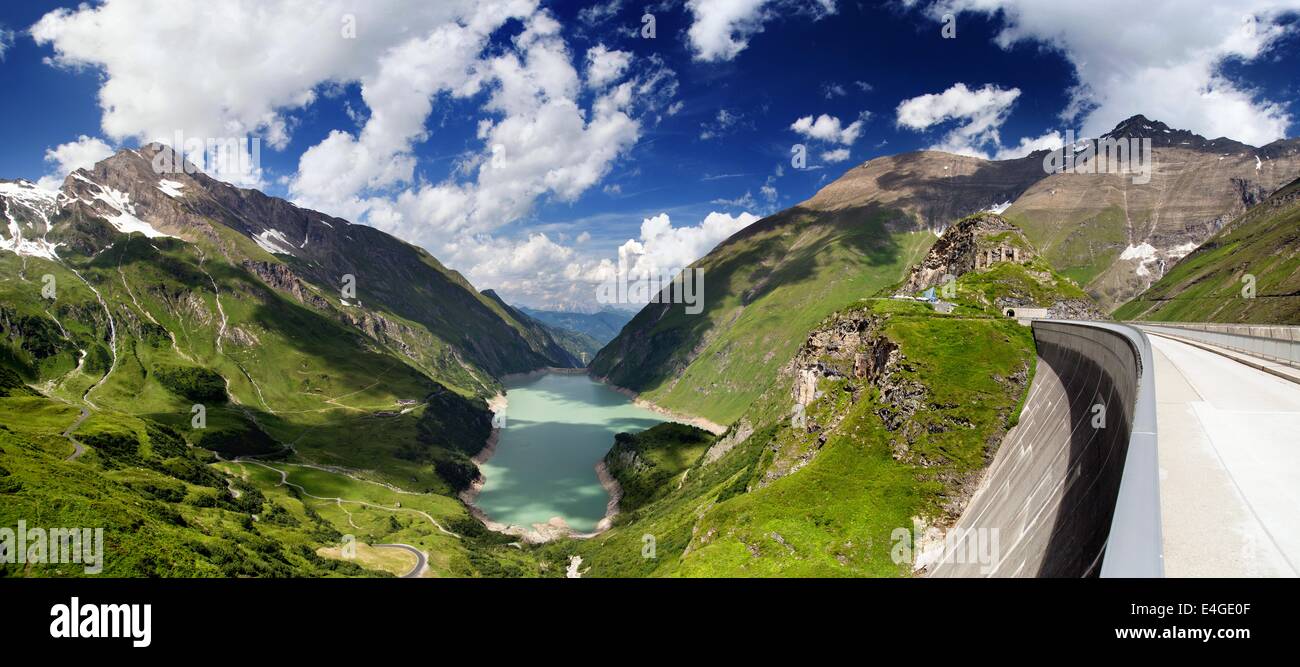 The Kaprun reservoir in the high Alp mountains in Austria Stock Photo ...