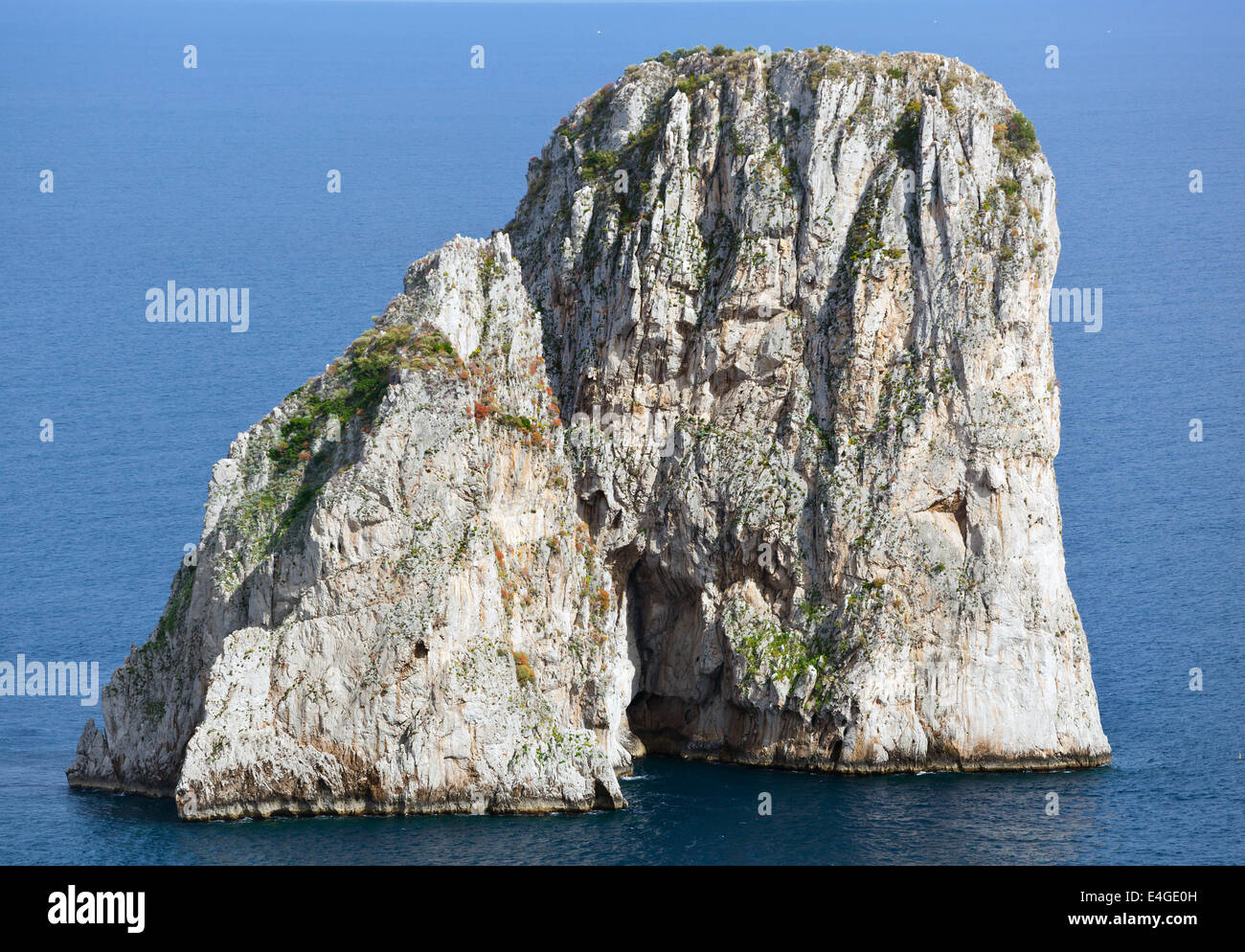 Faraglioni, famous giant rocks, Capri island in Italy Stock Photo - Alamy