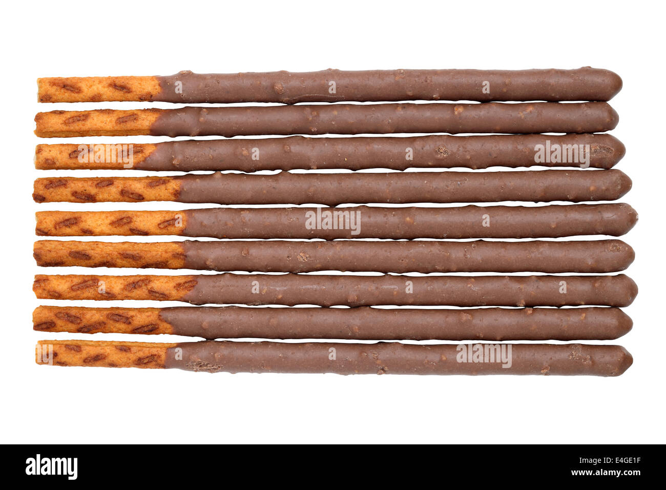 crispy sweet straw covered chocolate Stock Photo - Alamy