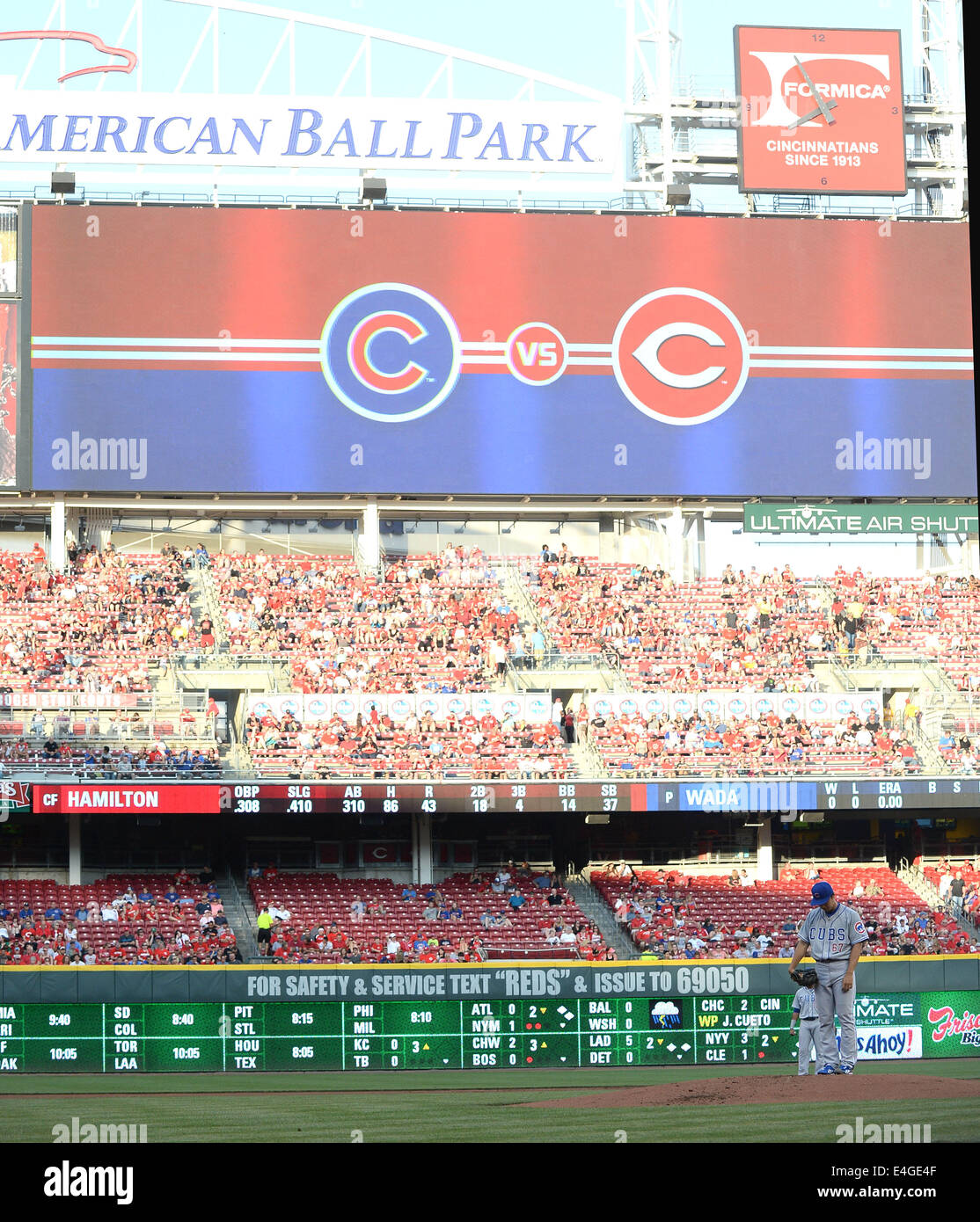 Cincinnati, Ohio, USA. 8th July, 2014. Tsuyoshi Wada (Cubs) MLB ...