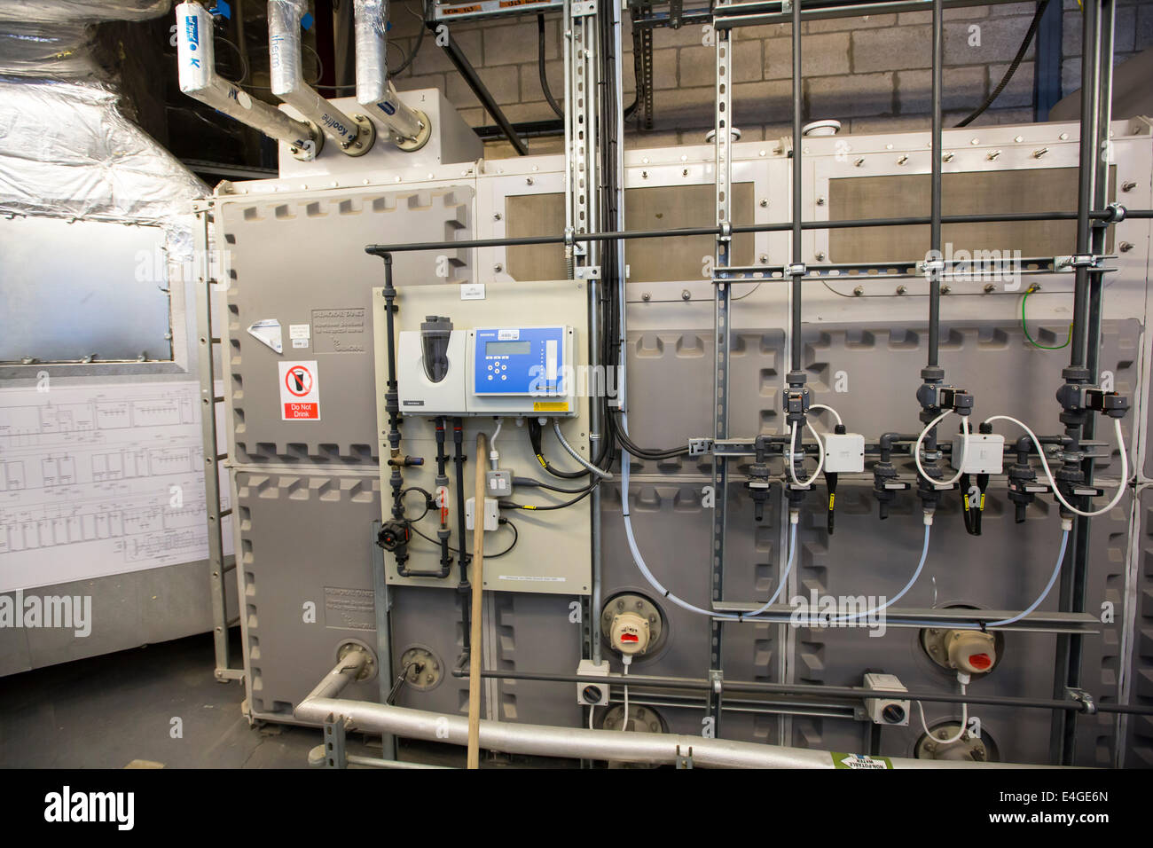 The heat pump system at the Crystal building which is the first ...