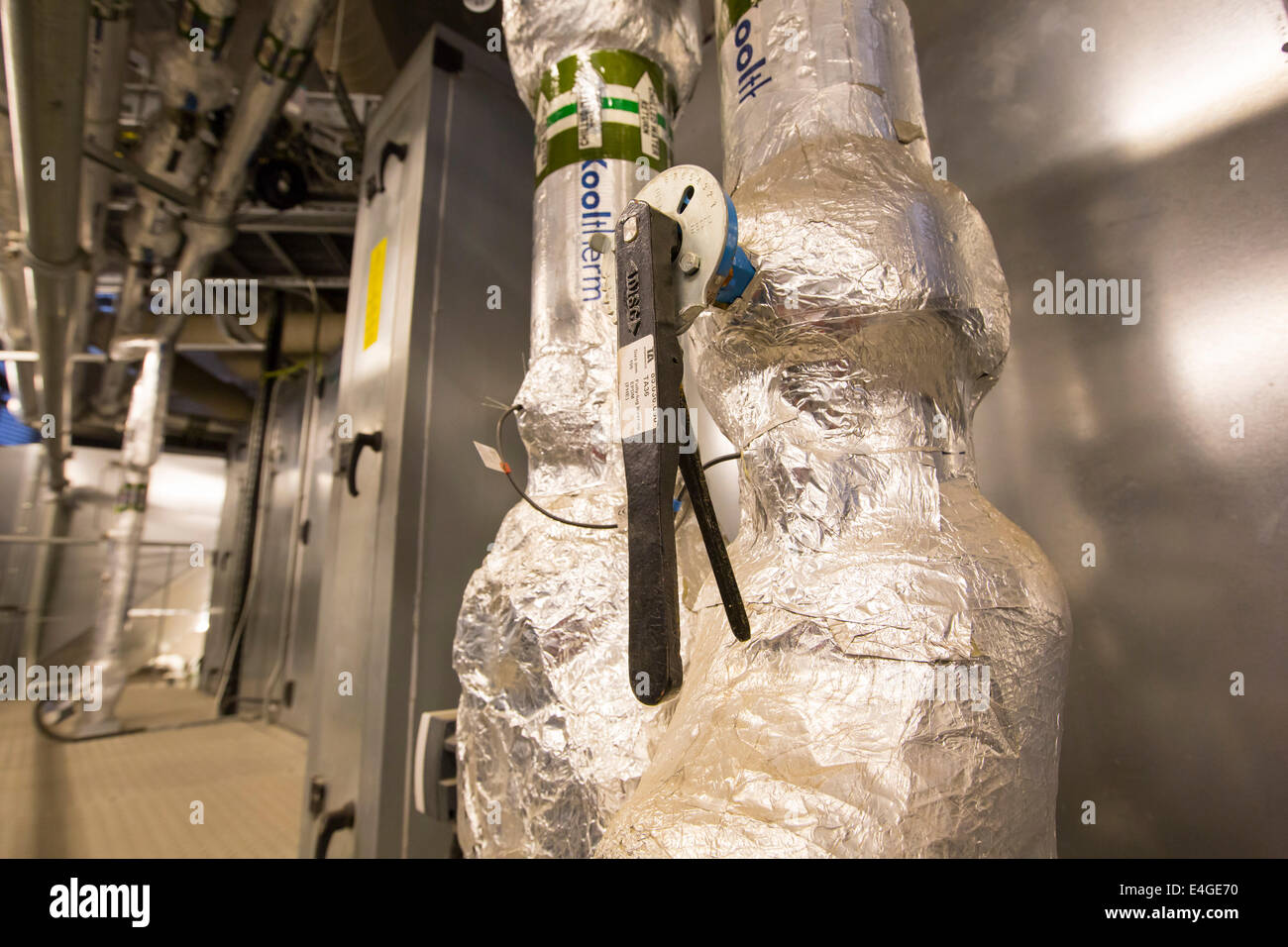 The heat pump system at the Crystal building which is the first ...