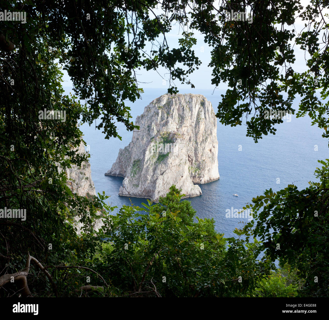 Faraglioni, famous giant rocks, Capri island in Italy Stock Photo - Alamy