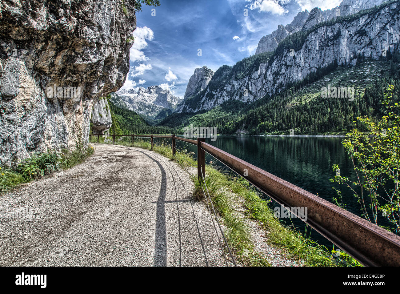 The Kaprun reservoir in the high Alp mountains in Austria Stock Photo ...