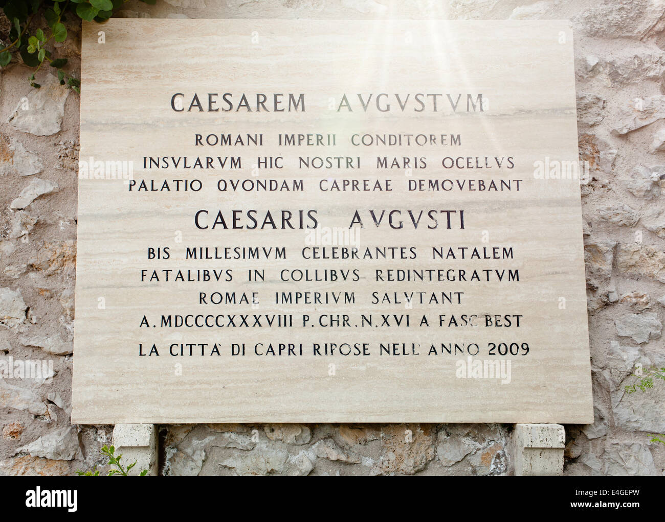 Beautiful public garden, Garden of Augustus Capri, Italy Stock Photo ...