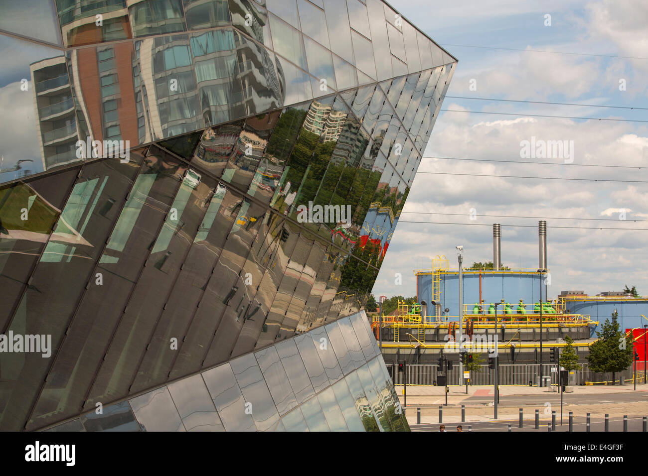 The Crystal building which is the first building in the world to be ...