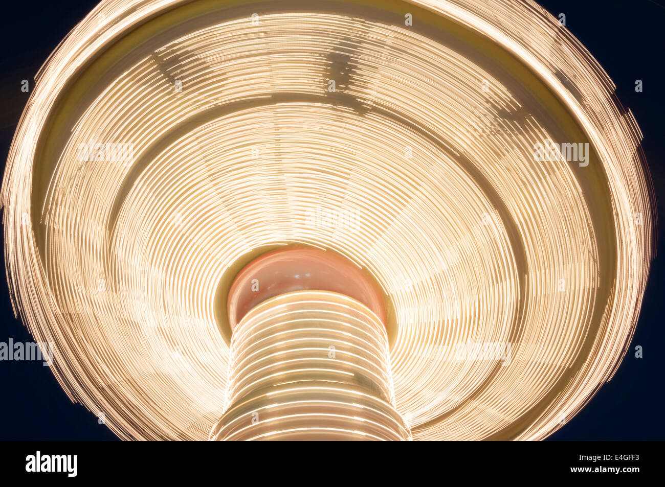Carousel at night, Calgary Stampede Midway, Calgary, Alberta, Canada ...