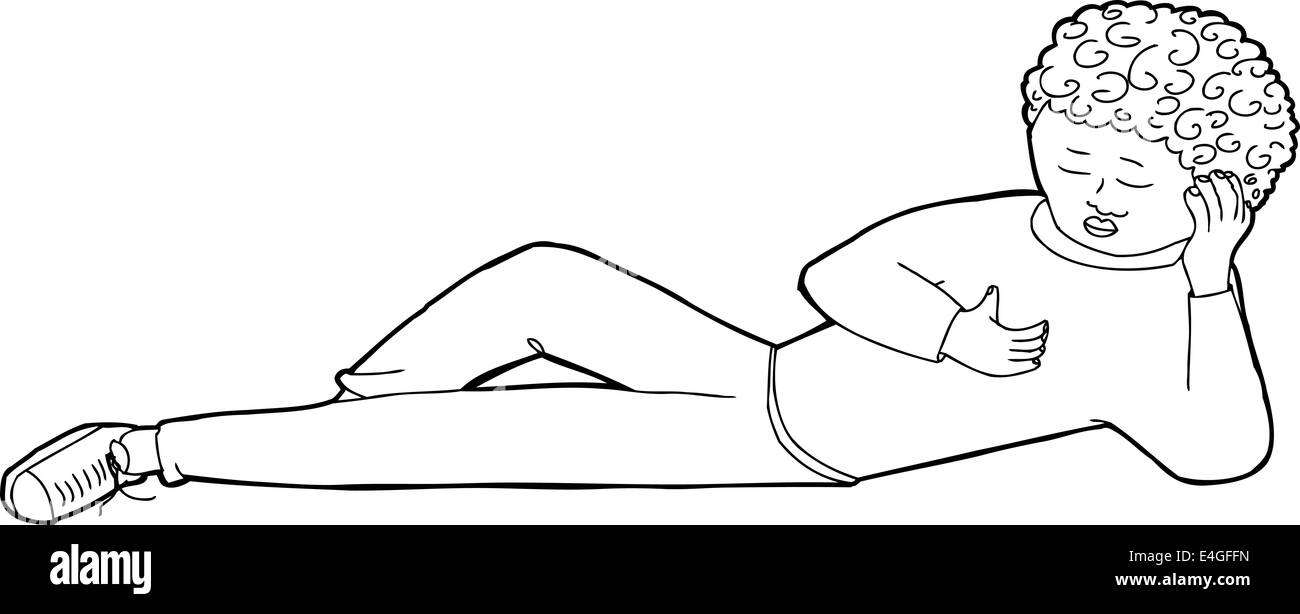 Adult laying down Black and White Stock Photos & Images - Alamy