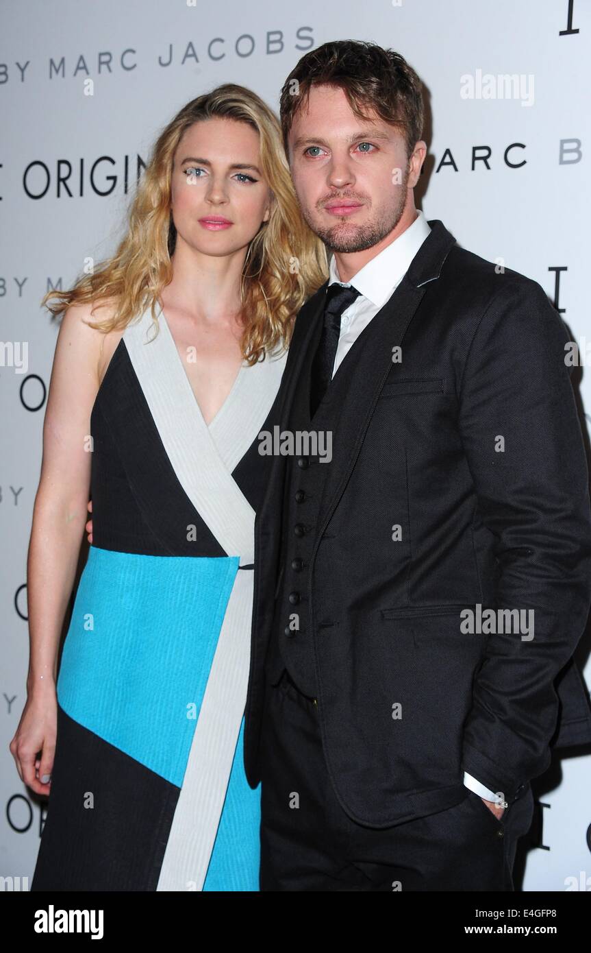 New York, NY, USA. 10th July, 2014. Brit Marling, Michael Pitt at ...