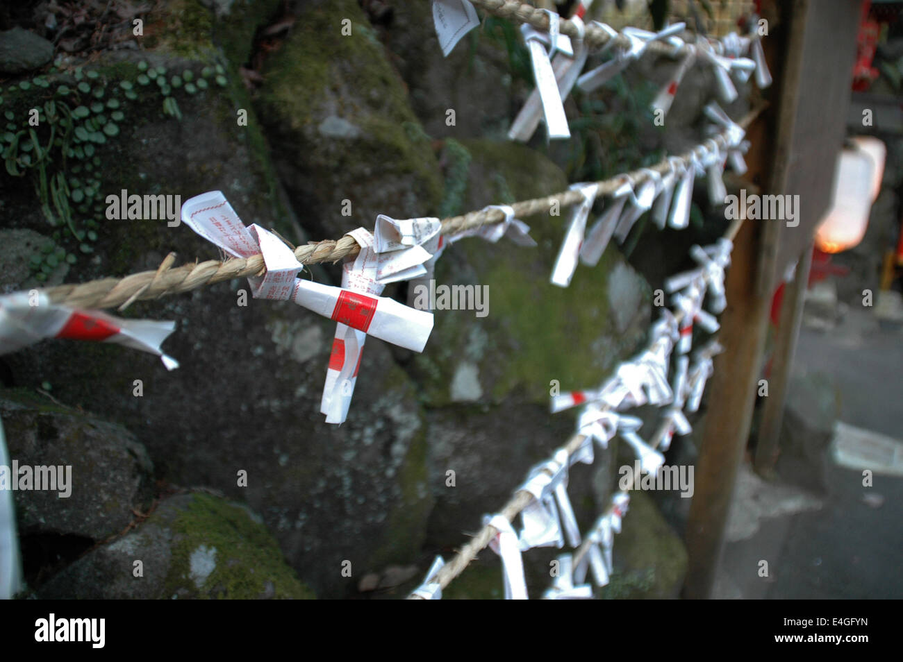Japanese fortune paper hi-res stock photography and images - Alamy