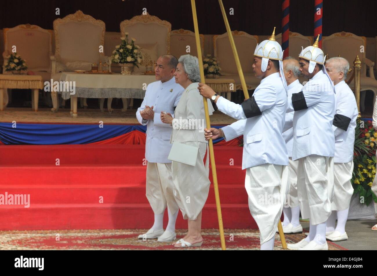 Phnom Penh, Cambodia. 11th July, 2014. Queen Mother Norodom Monineath ...