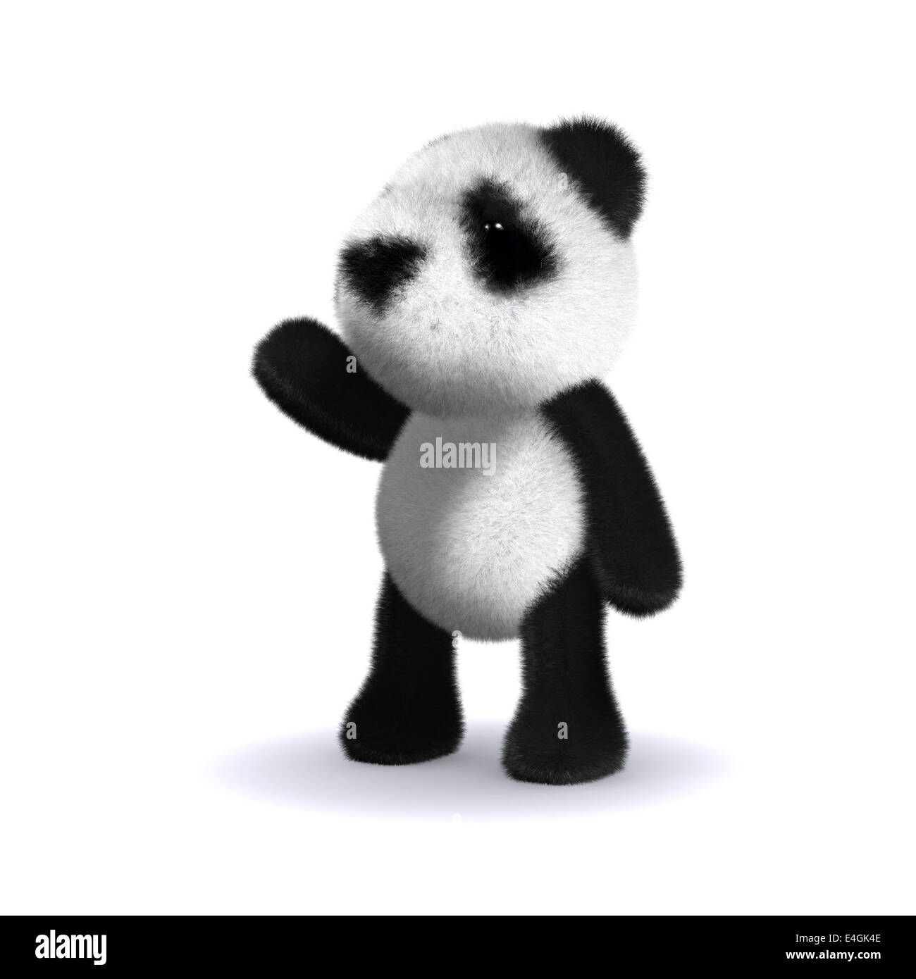 3d render of a panda pointing Stock Photo - Alamy