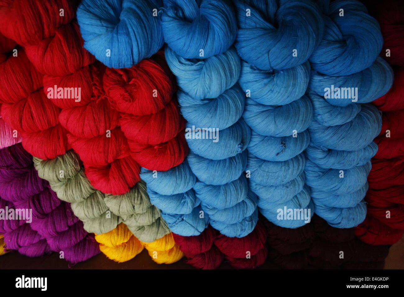 Febricks for making jamdani sharee.A sharee is the traditional garment ...