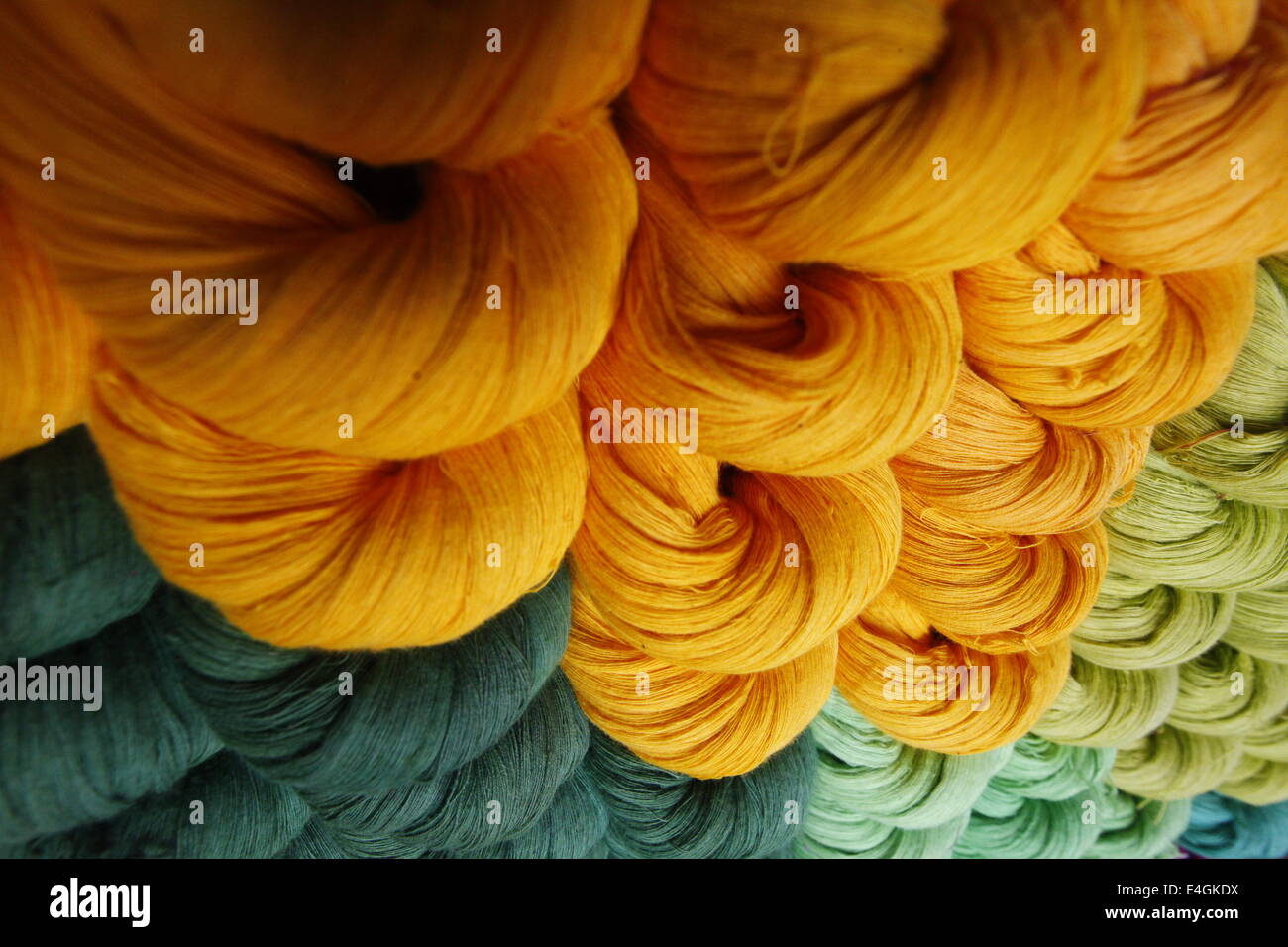 Febricks for making jamdani sharee.A sharee is the traditional garment ...