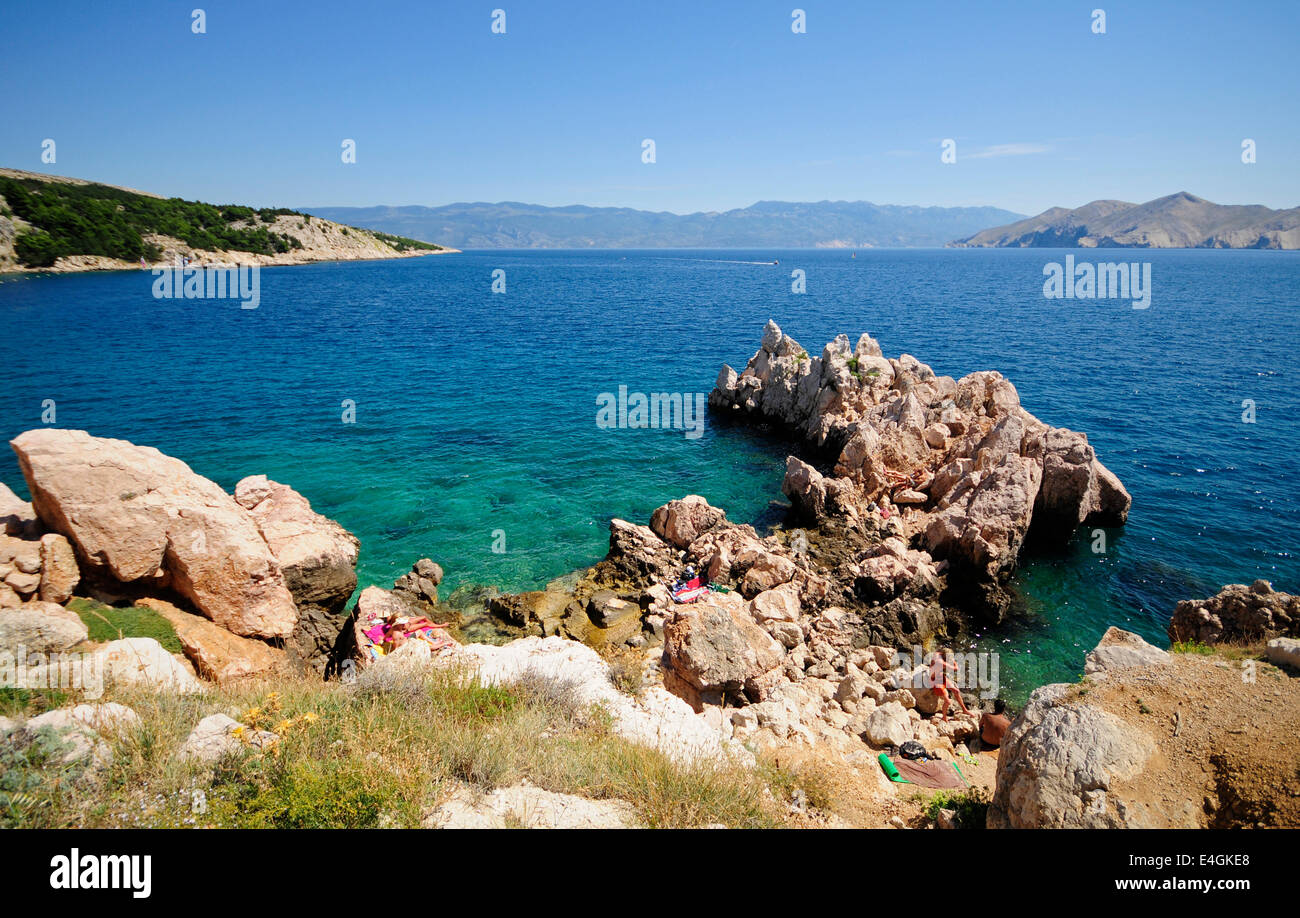 Beautiful transparent sea with rocks Stock Photo - Alamy