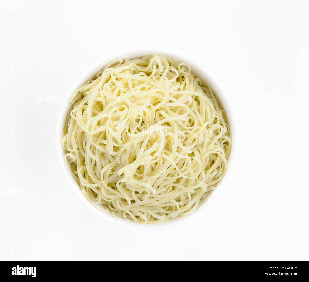 Organic noodle in a bowl isolated on white background Stock Photo - Alamy