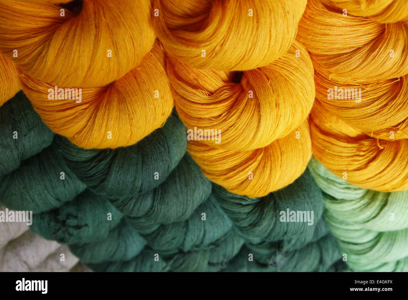 Febricks for making jamdani sharee.A sharee is the traditional garment ...