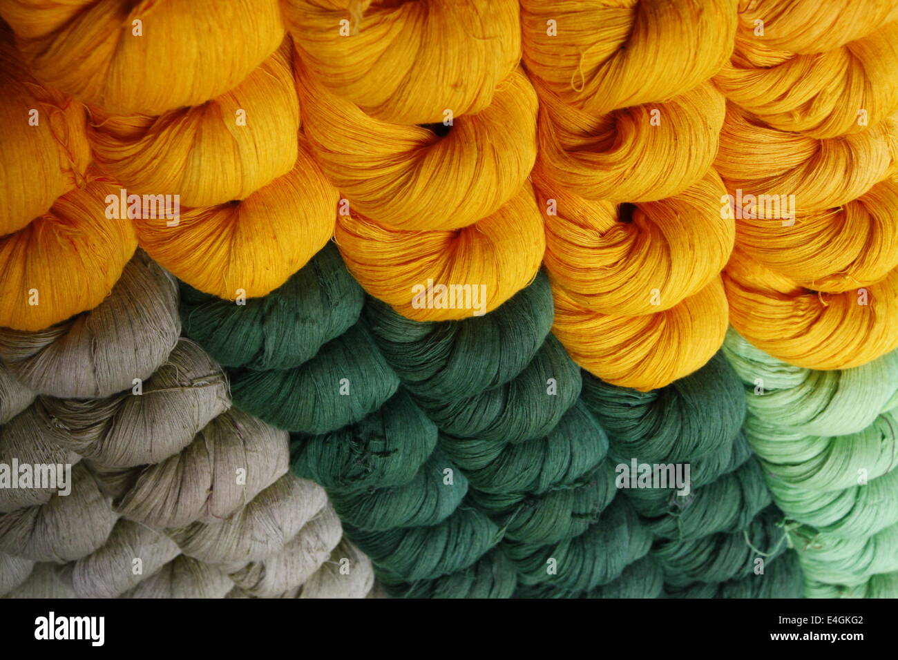 Febricks for making jamdani sharee.A sharee is the traditional garment ...