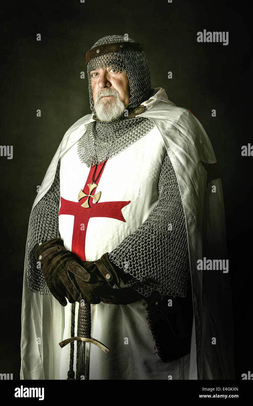 Crusader knight hi-res stock photography and images - Alamy