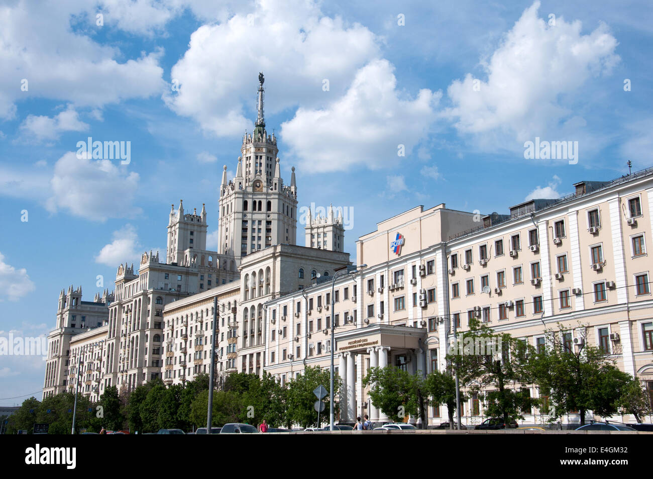 Stalin's house in Moscow, Russia, landmark Stock Photo - Alamy