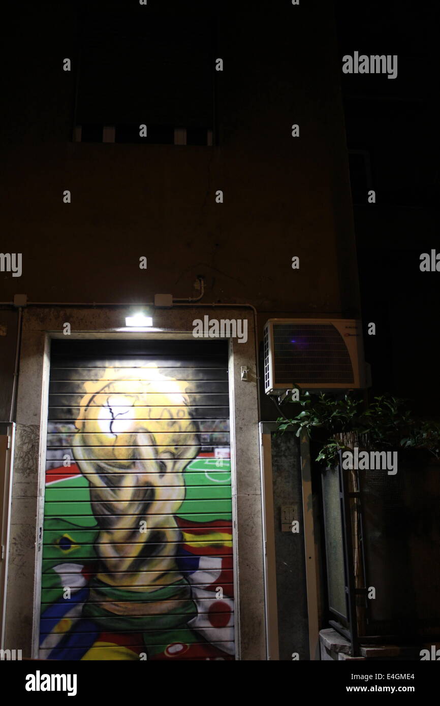 Graffiti world cup brazil hi-res stock photography and images - Alamy