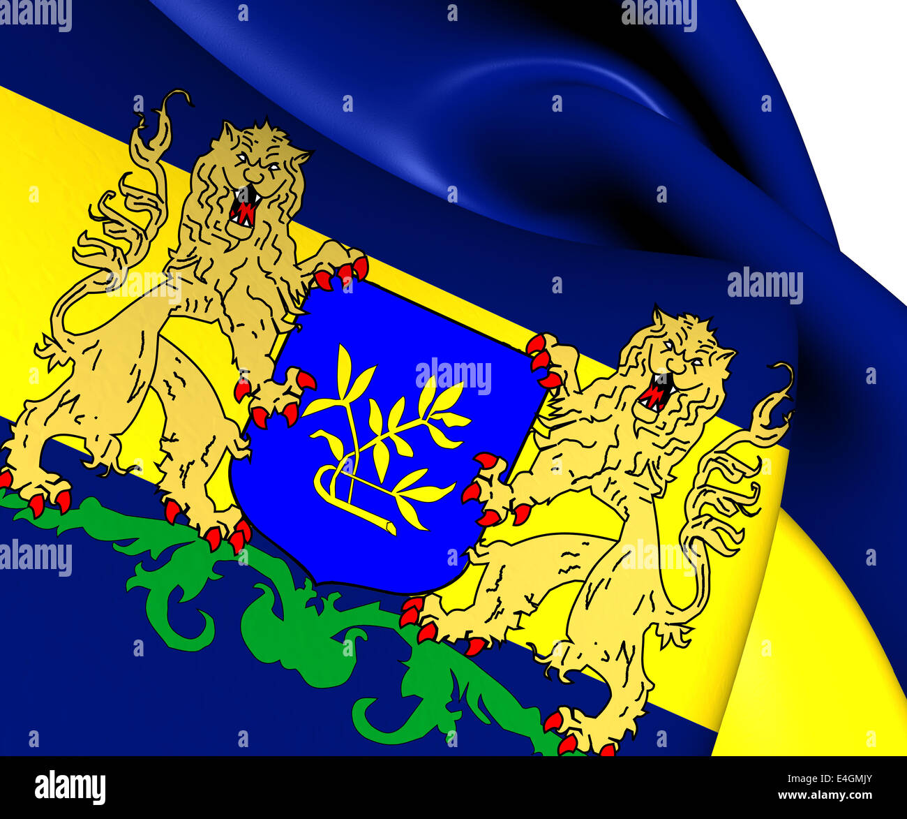 3d flag of rijswijk hi-res stock photography and images - Alamy