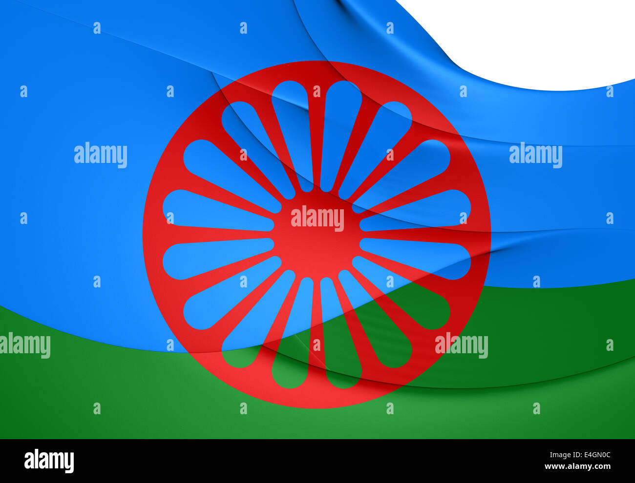The romani flag hi-res stock photography and images - Alamy