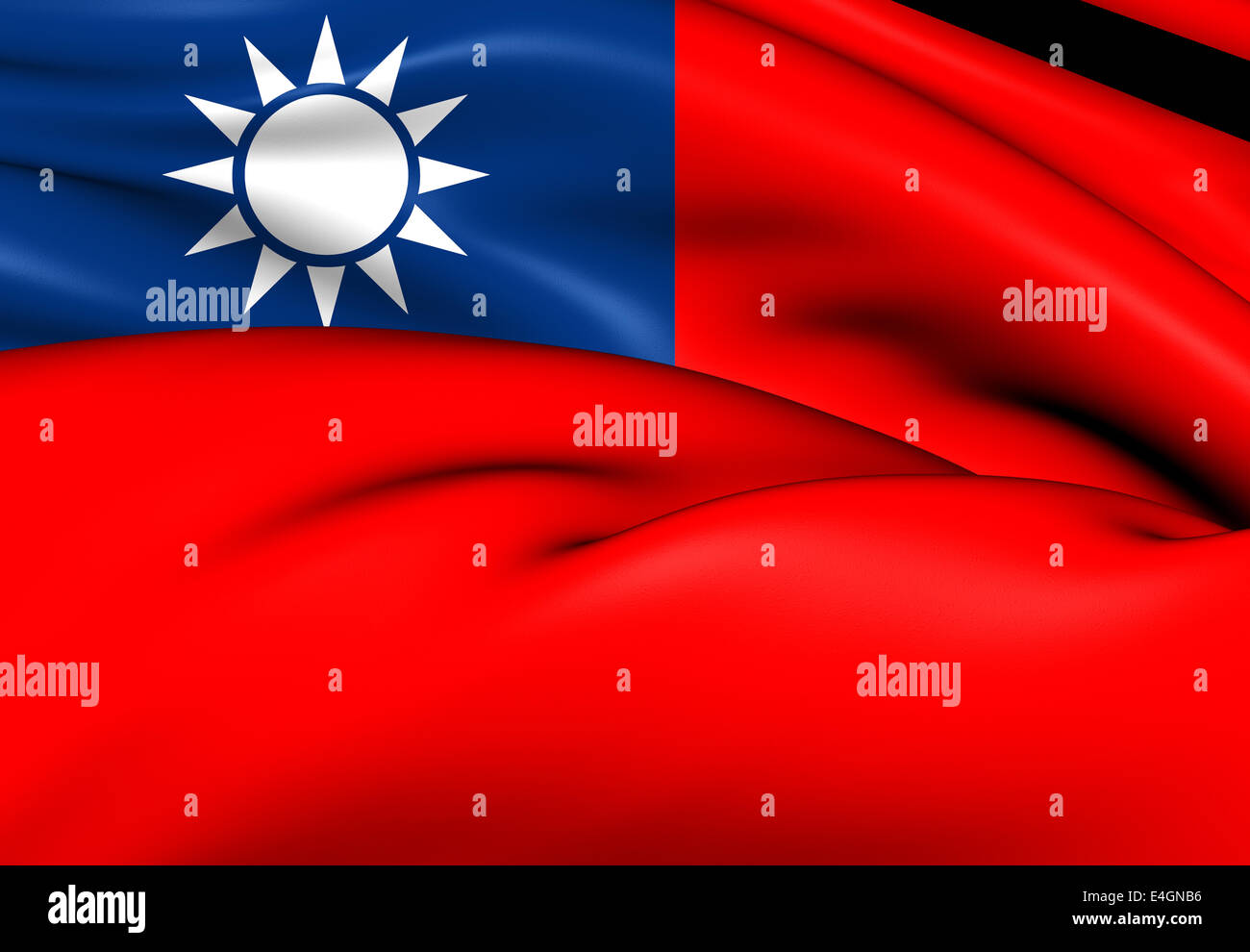 Taiwan taiwanese flag hi-res stock photography and images - Alamy